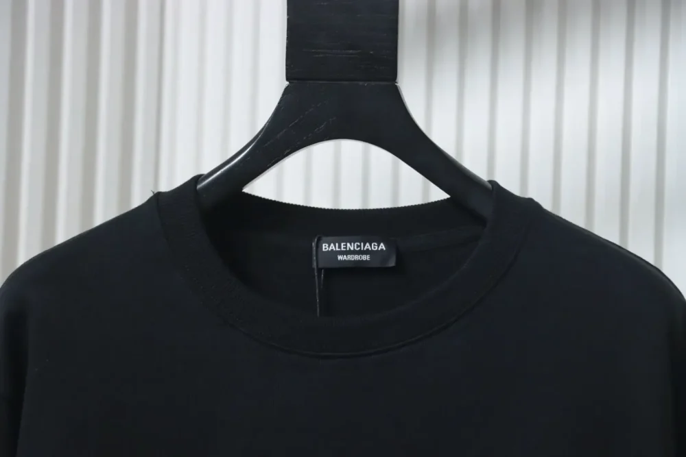 Balenciaga Crew Neck Sweatshirt With Embroidered Lettering - ETKICK Reps