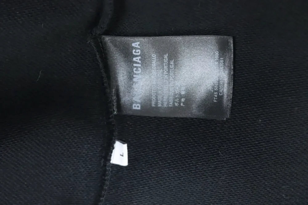 Balenciaga Crew Neck Sweatshirt With Embroidered Lettering - ETKICK Reps