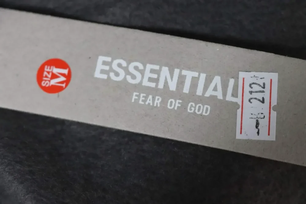 Fear Of God Fog Double-Stitched Hoodie With Silicone Lettering On The ...