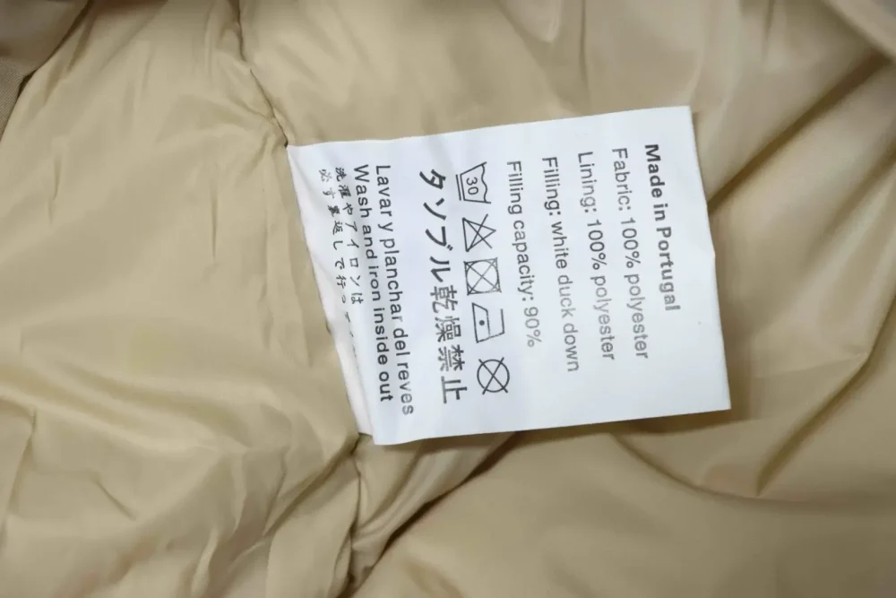 Midi Length Down Jacket With Hood And Leather Label M-XXXL - ETKICK Reps