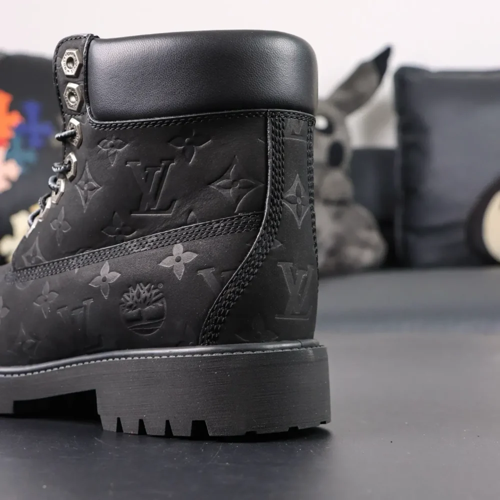 Timberland X LU – 6-Inch Martin Boots Made Of Cowhide Leather Black ...